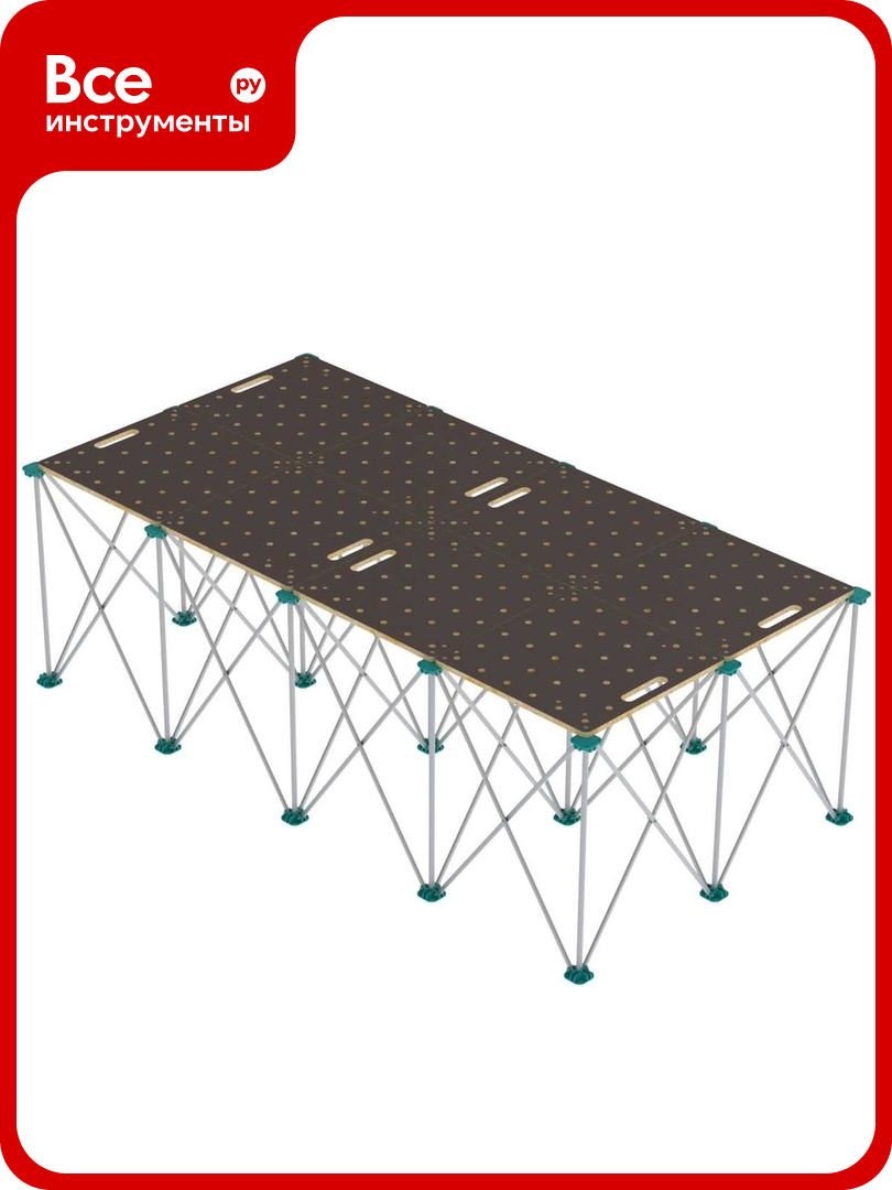 Складной стол-верстак Lossew Q4 Ant 3x5_90 П (120х240х90см) ANT3590P, 90 см, удобная