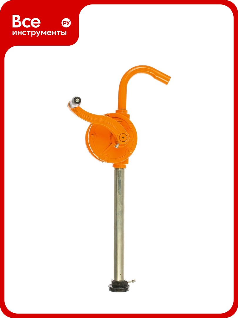 Роторный насос для перекачки масла из бочки АвтоDело/мин 30 л, для забора жидкости