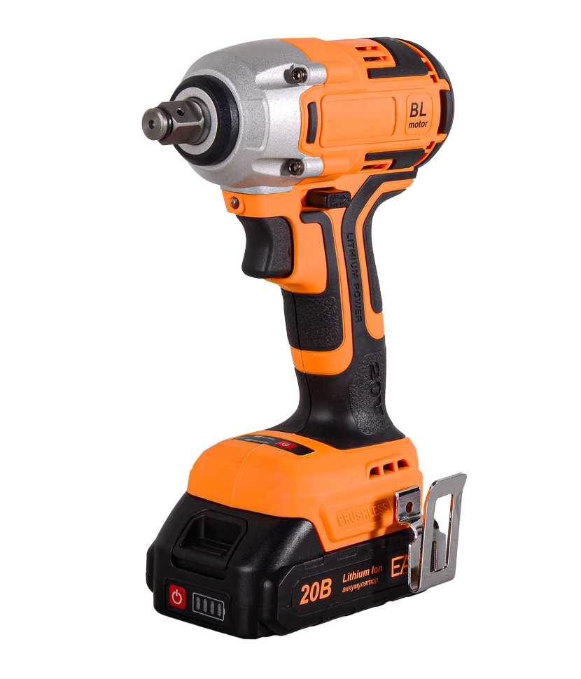 Гайковерт аккумуляторный Eurolux АГ-20/500, квадрат 1/2", ударный, кейс