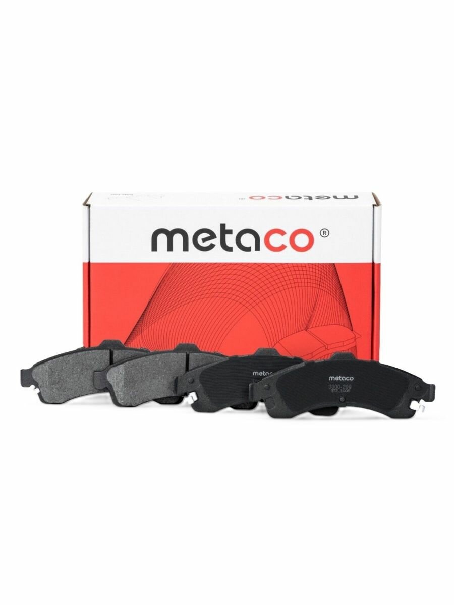 Колодки тормозные дисковые передние для а/м CHEVROLET Trailblazer; ISUZU Ascender, Metaco 3000209