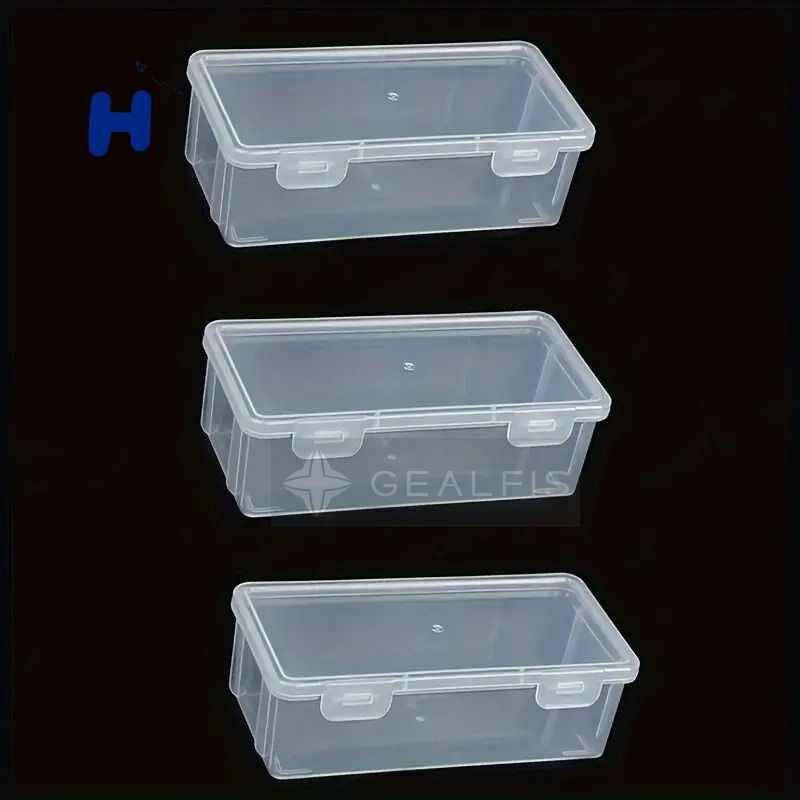 Большая емкость, Прозрачная коробка для карандашей,3 шт, Прочный, пылезащитный, с крышкой, Материал из АБС-пластика, Используется для хранения ручек