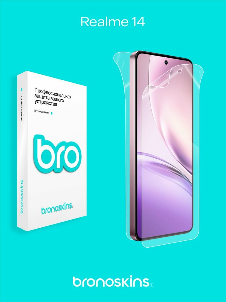 Глянцевая защитная пленка CaseFriendly на экран Realme 14
