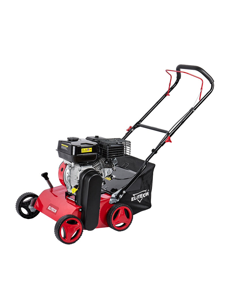 Скарификатор Elitech СБ 4340Т, бензиновый двигатель, ширина скарификации 40см