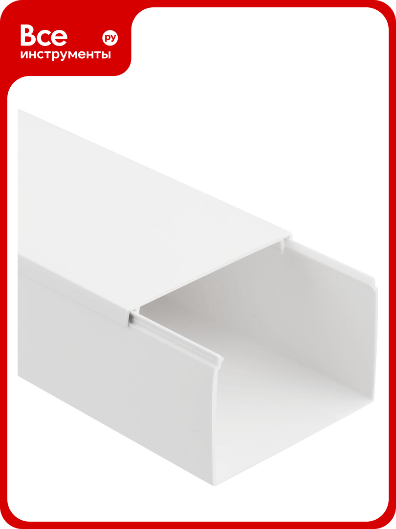 Кaбель-канал REXANTм, белый-2 80x60, 1000 В