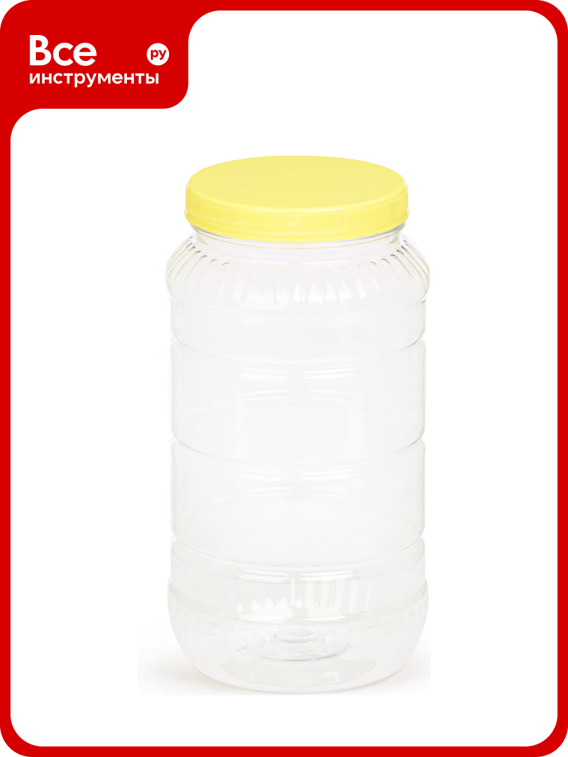 Банка ЗПИ Альтернатива ПЭТ 3л М956, для здоровья