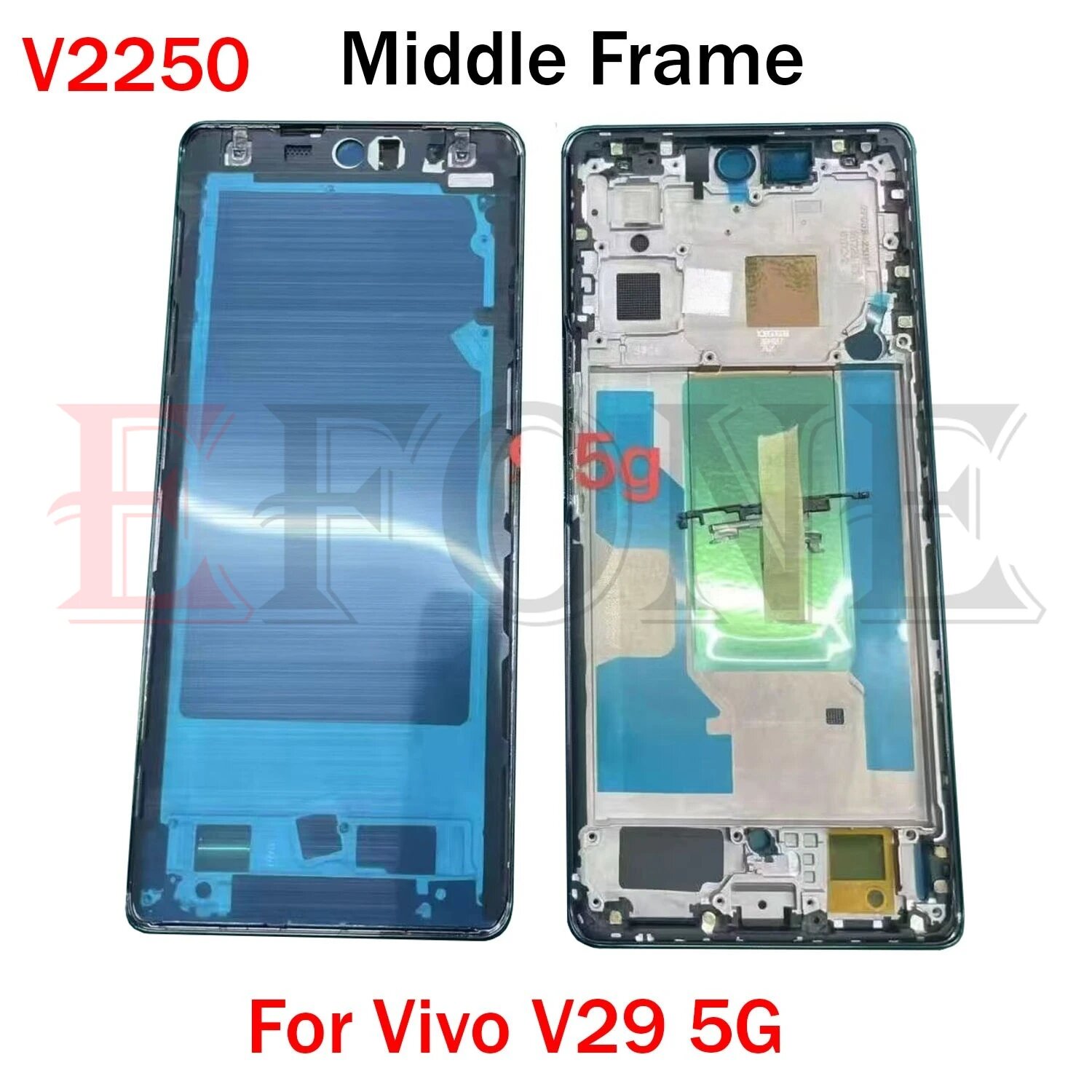 Средняя рамка для Vivo V29 5G Purple