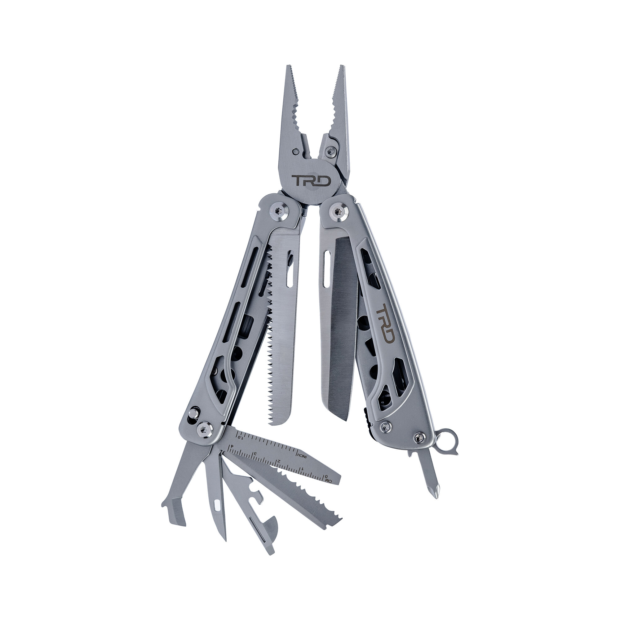 Мультитул TRD TRUE TOOL 20S 20 функций - Нержавеющая сталь. Для туризма, рыбалки, авто, дома