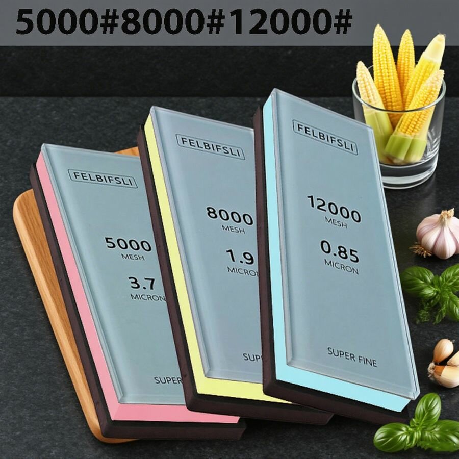 Камень точильный брусок для ножей из белого корунда водный стеклянный инструмент нового поколения