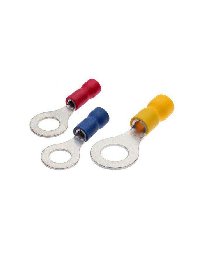 Набор Наконечники кольцевые изолированные КВТ НКИ 2.5-5 с ПВХ манжетой {47478} (100 шт/упак*2 упак)