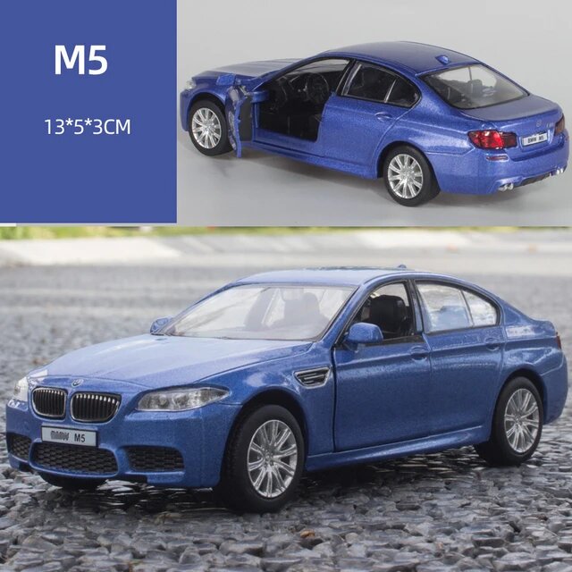 1:43 M2 M3 M4 M6 X6M M5 Металлическая игрушечная машина из сплава, литые игрушечные машинки, модель автомобиля для детей