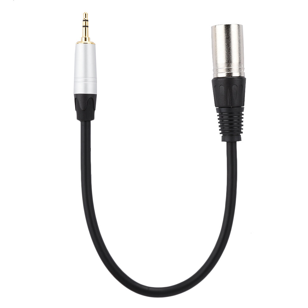 Аудио кабель-адаптер 3.5 мм jack - XLR jack, стерео