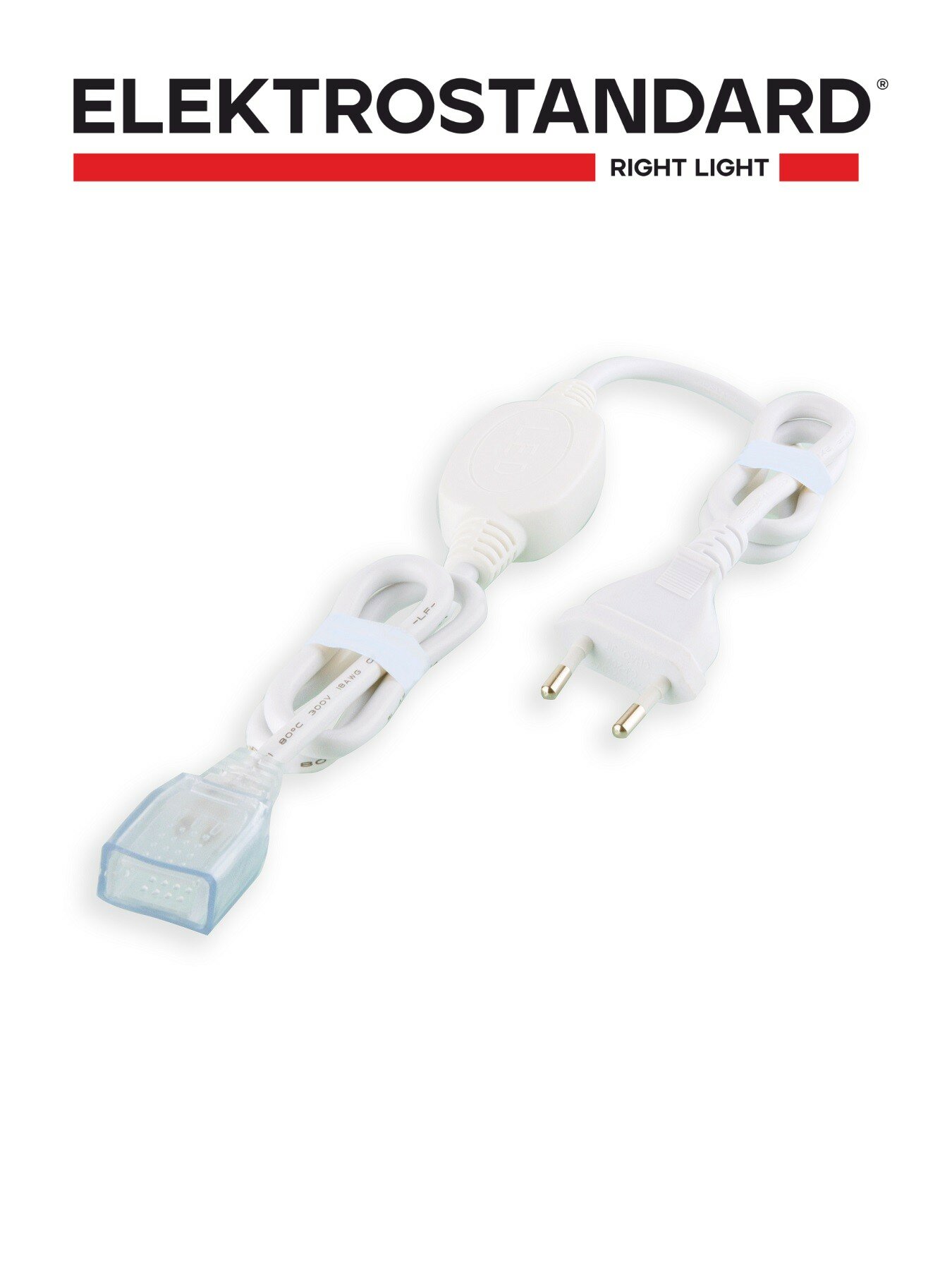 Сетевой шнур для светодиодной ленты Premium LS 010 220V 2835 Elektrostandard SSH-3, белый