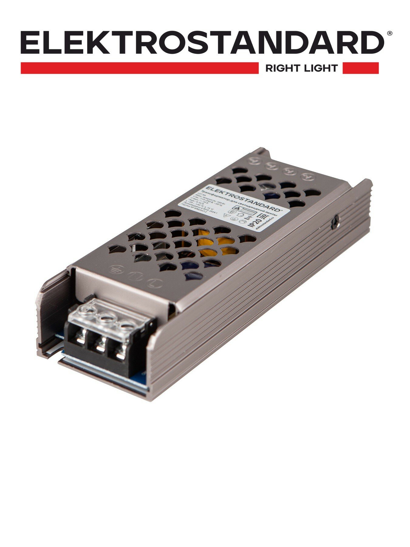 Блок питания для светодиодной ленты 24 В Elektrostandard LST 9A, 100 Вт, 4,16 A, IP00