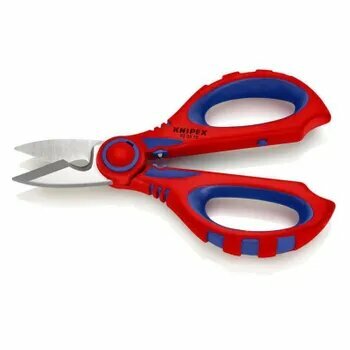 KNIPEX 95 05 10 SB Ножницы для электриков Универсальные ножницы для резки кабеля из нержавеющей стали с микрозубцами