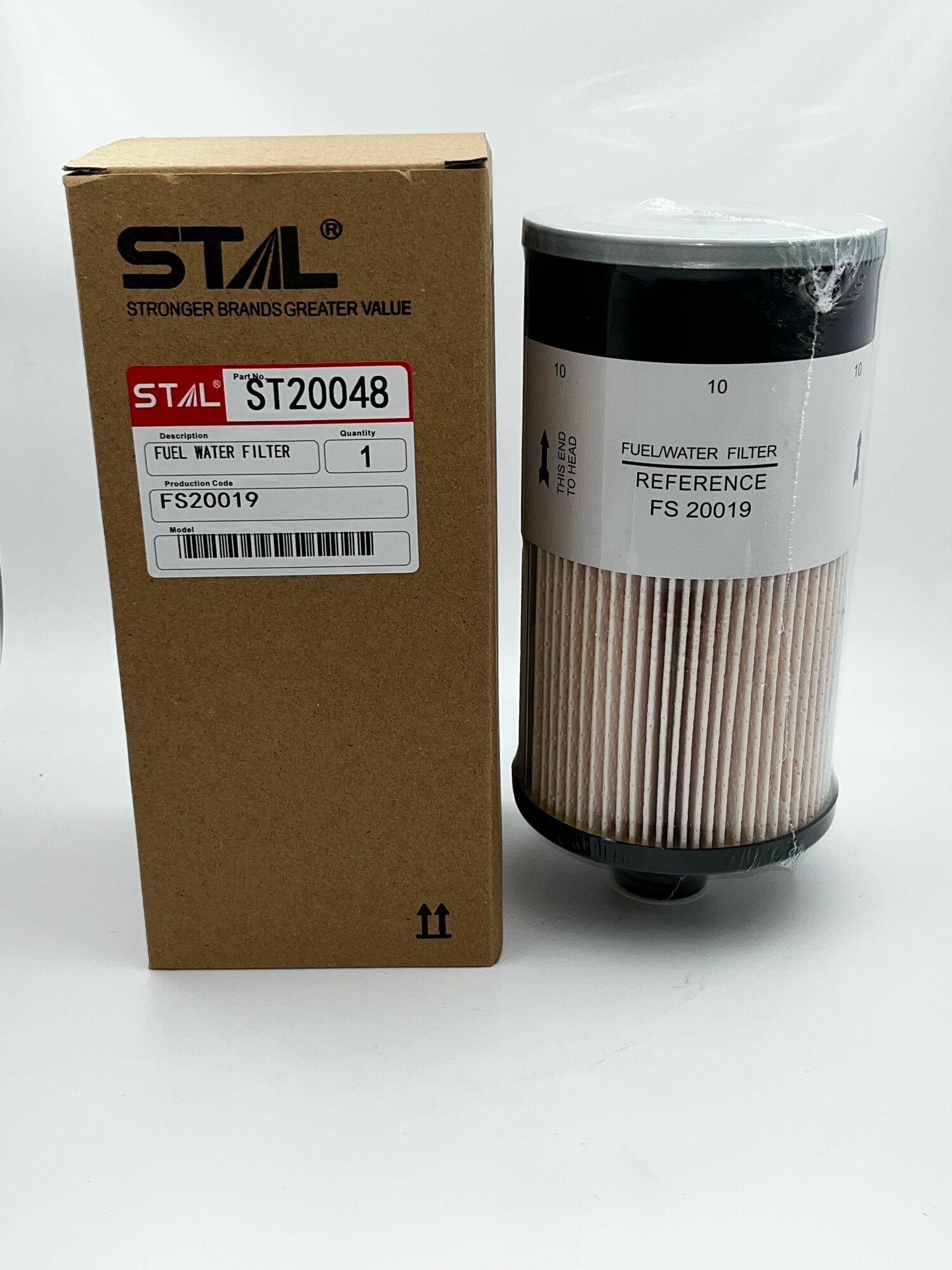 Фильтр топливный STAL ST20048 (FS20018; FS20019; FS20020; ZFX1132) КАМАЗ (Компас), HOWO T5, Sitrak C7H