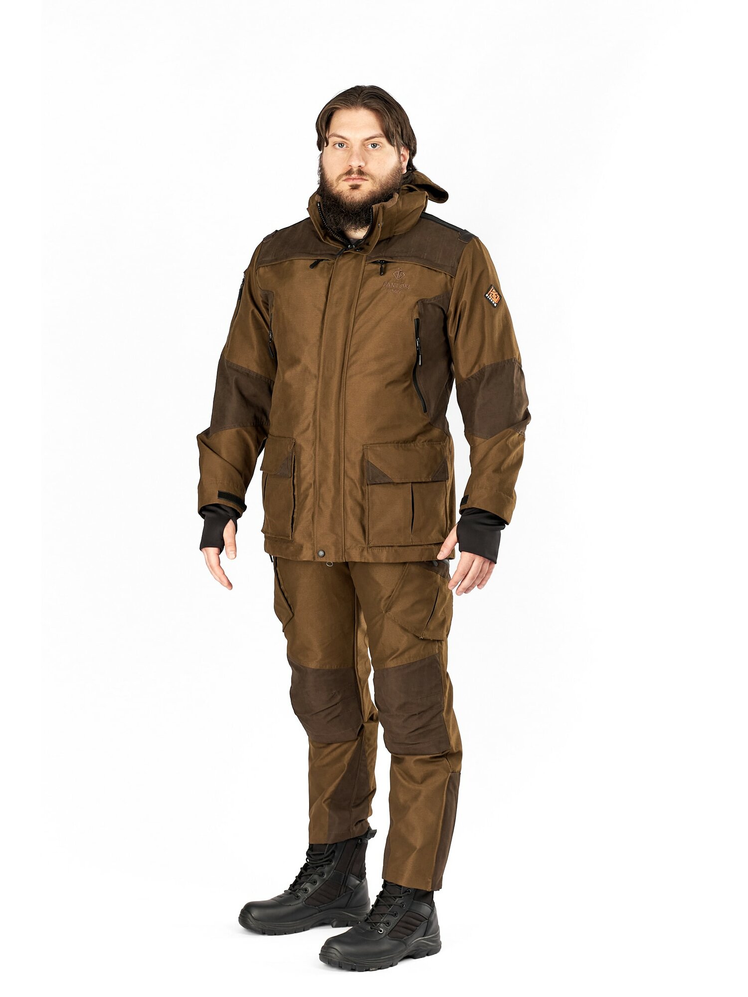 Тактический теплый костюм демисезонный мужской флисовый, одежда для охоты и рыбалки