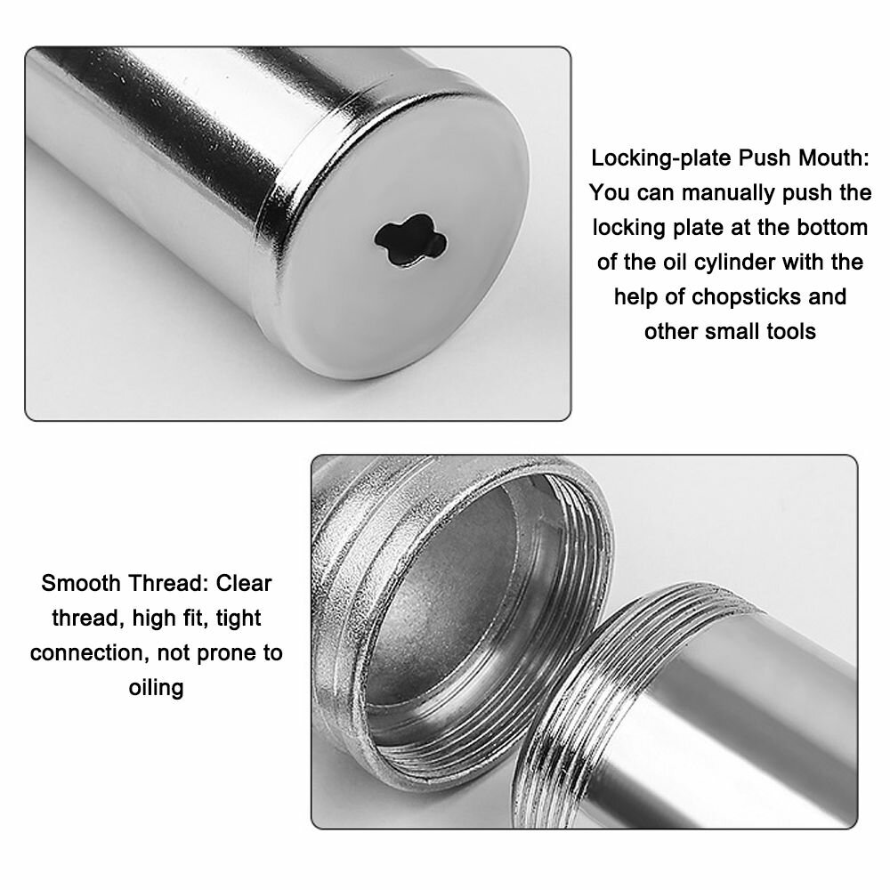 Ручная машина для наполнения смазкой объемом 80 куб. см. Ручной наполнитель для смазки под давлением для инструментов для ремонта и технического обслуживания экскаваторов.