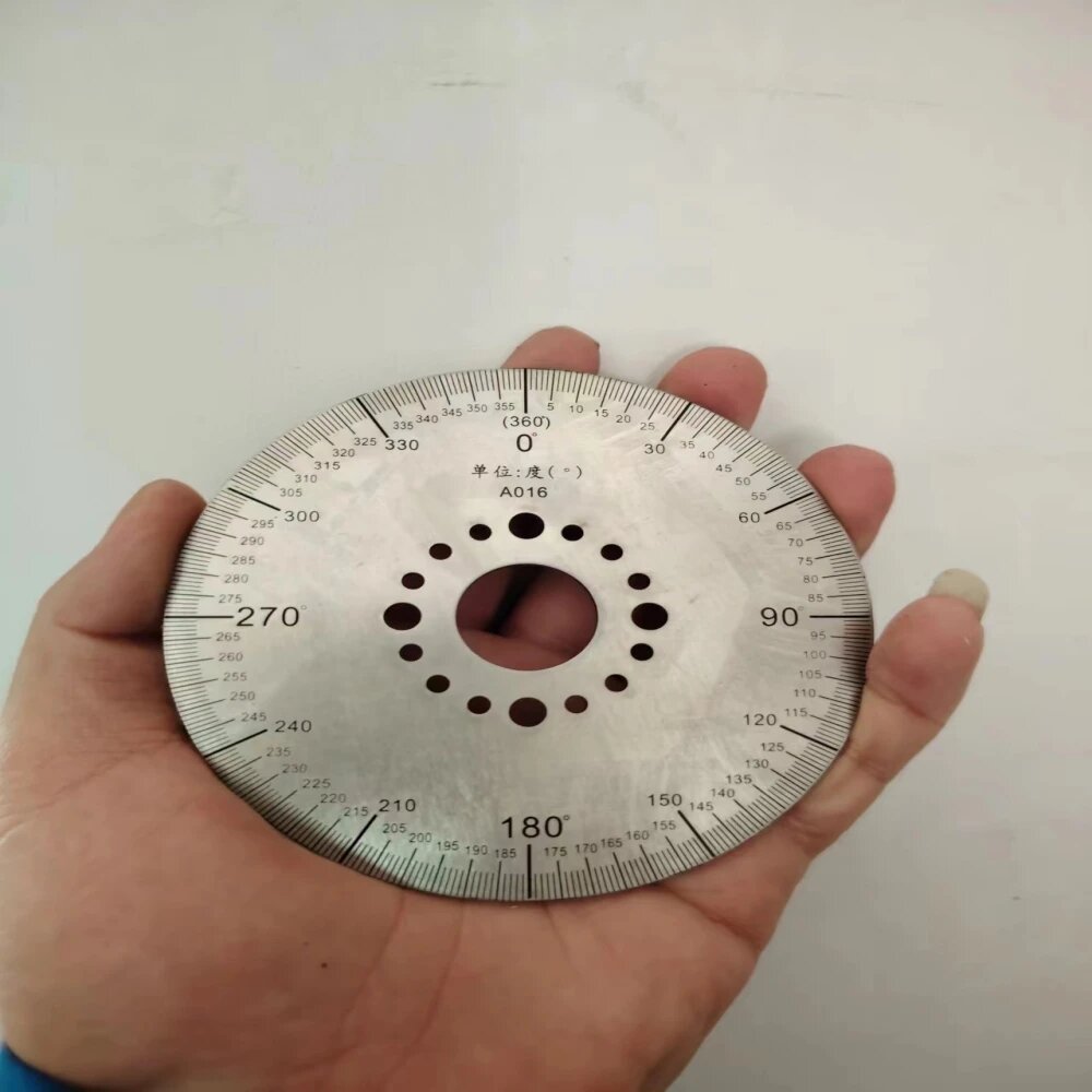 Транспортир из нержавеющей стали