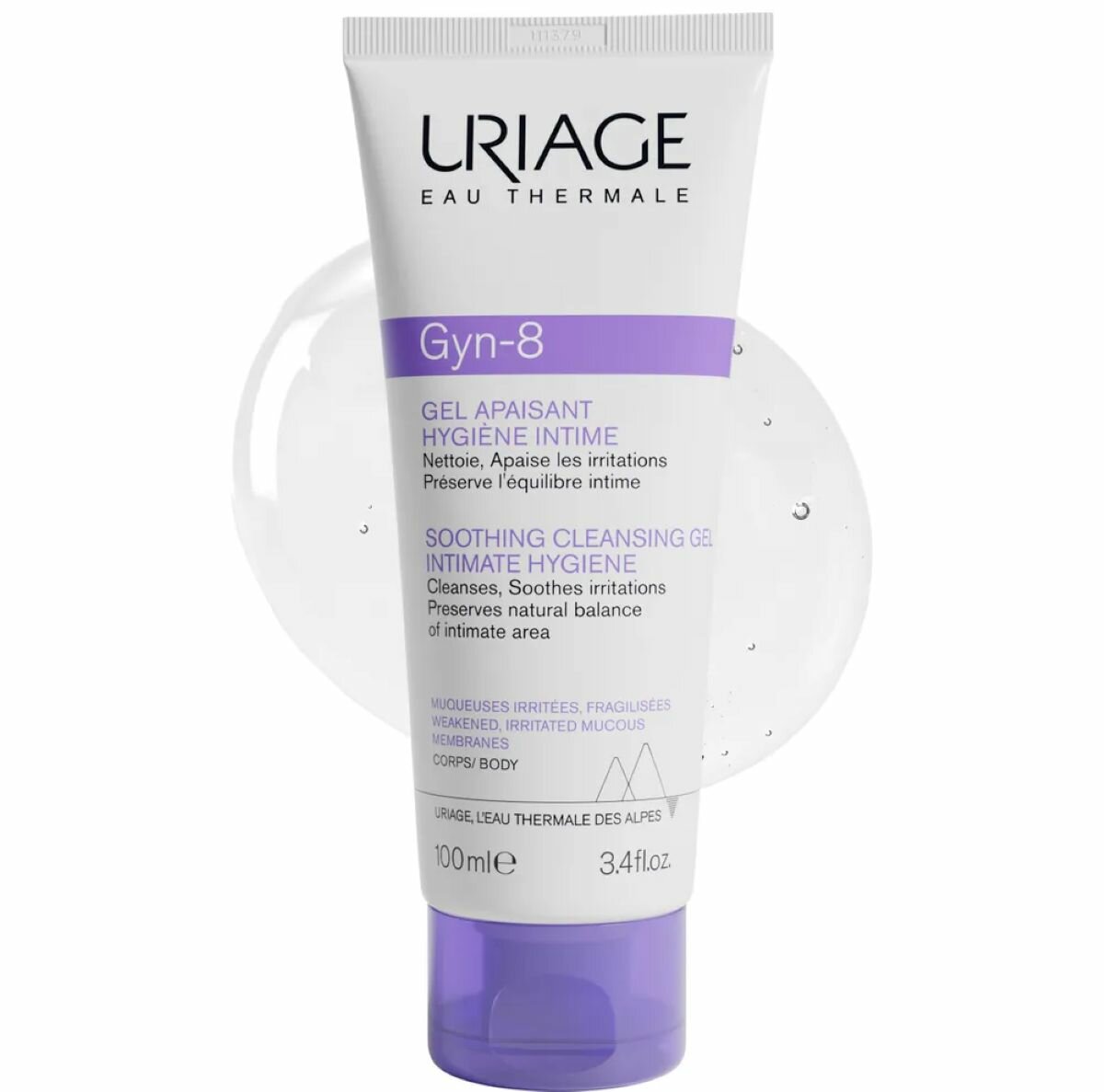 УРЬЯЖ ЖИН-8 Успокаивающий гель для интимной гигиены, 100 мл | URIAGE Intimate hygiene - Soothing cleansing gel