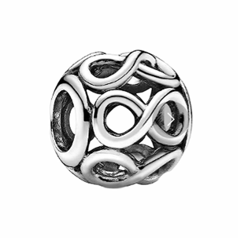 Аксессуары для серебряных браслетов из бисера с бриллиантами- 46