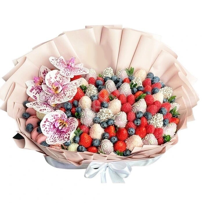 Ягоды с орхидеями