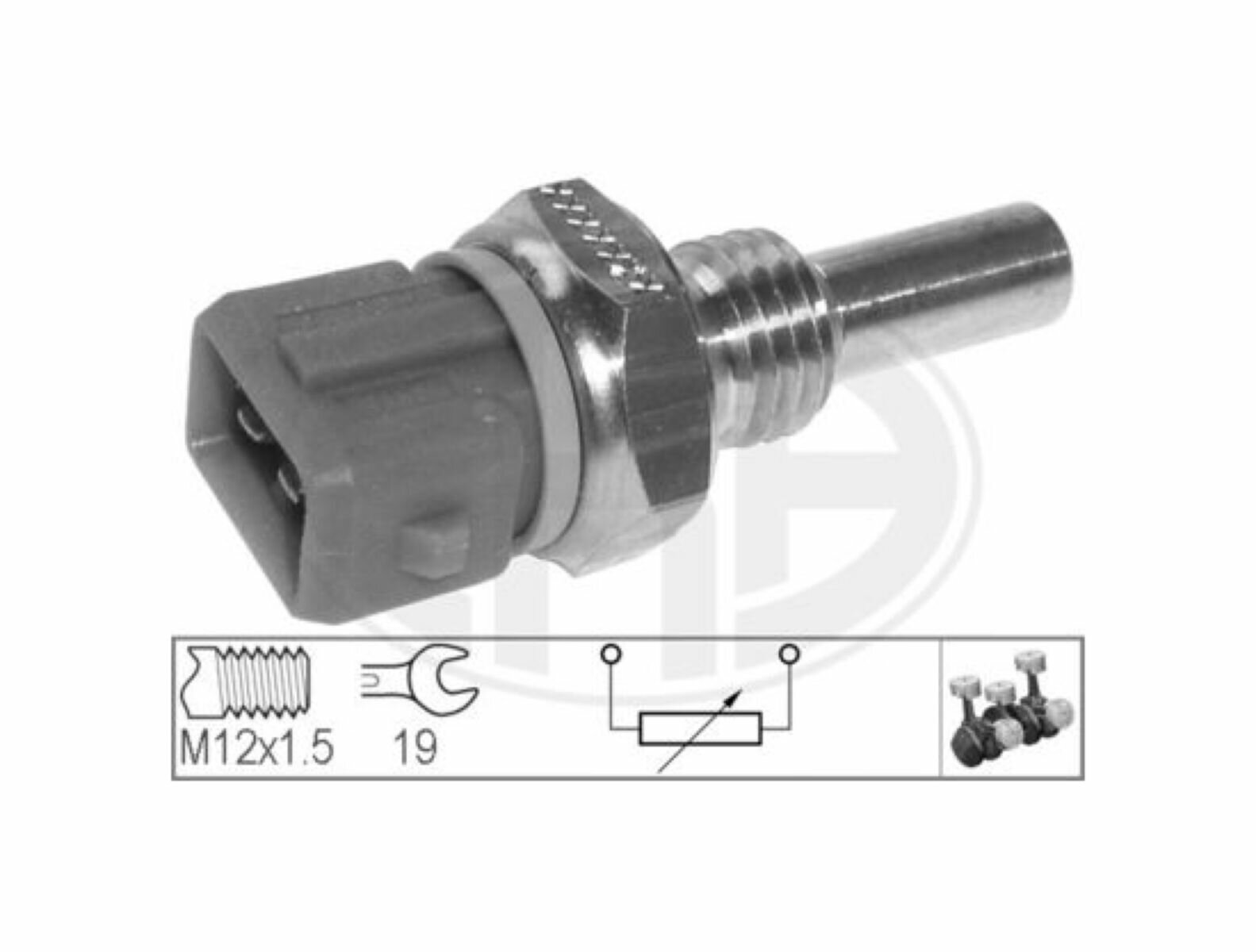 Датчик Темп. охл. жидкости Peugeot/Citroen - 306/307/Berlingo/Jumper(Era 330122)