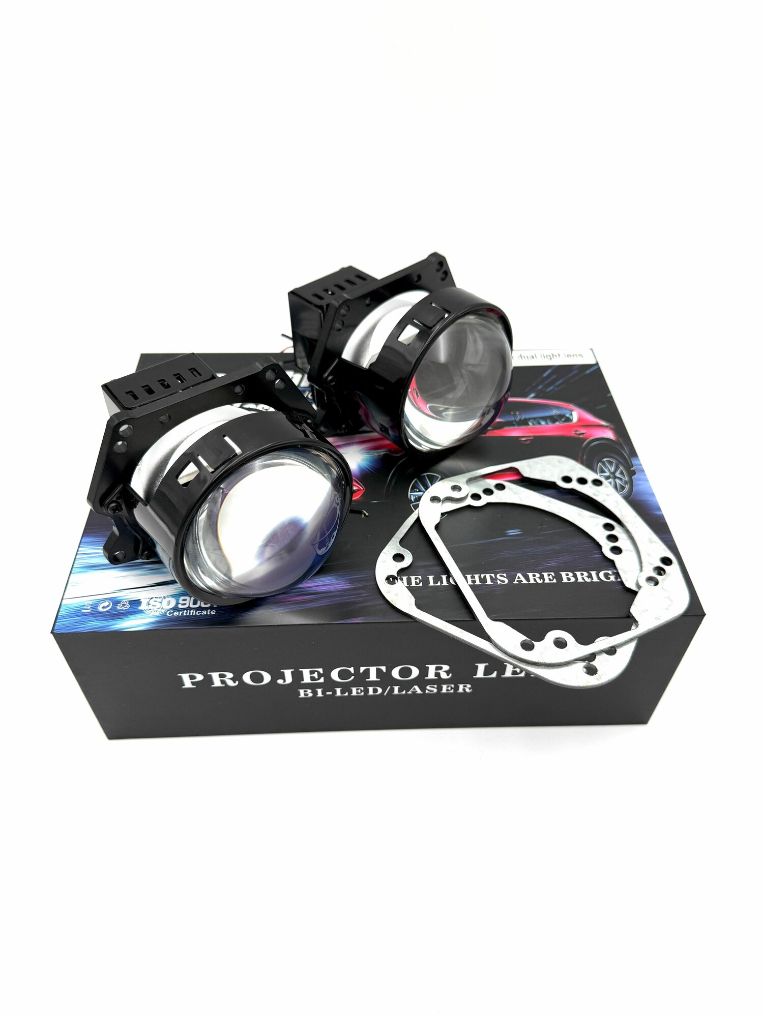 Билед для Mazda CX-9 2 2016-2021 / линзы 5500k комплект с рамками Мазду СХ9