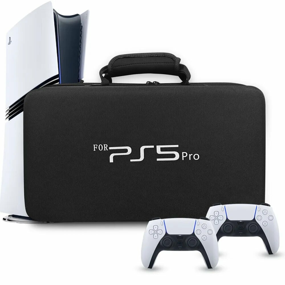 KNOW EASY-Чехол Eva Hard Case PS5 Console Storage Bag для PlayStation 5pro Дорожный чехол Черный цвет