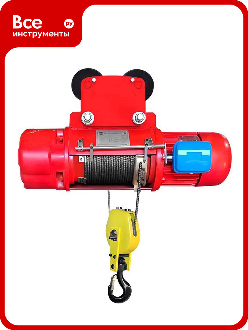 Канатная передвижная электрическая таль OCALIFT CD1 1 т, высота 6 м, 380в cd10006