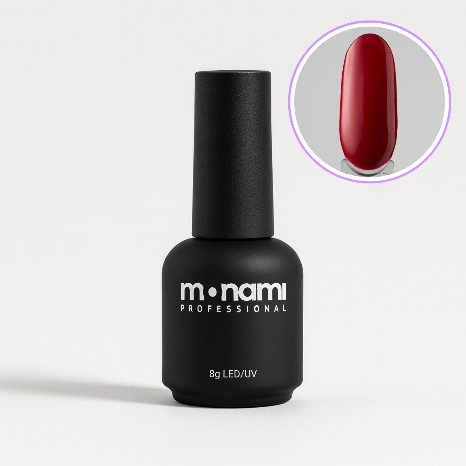 Гель-лак Monami R.E.D. Maroon 8 г благородная классика красного