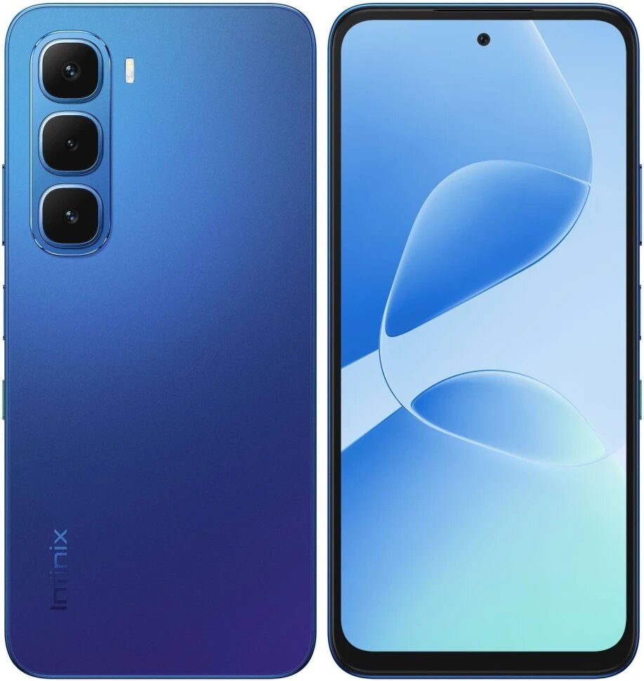 6.7" Смартфон Infinix HOT 60i 4/128 ГБ, NFC, 4G, 5160 мА*ч, синий