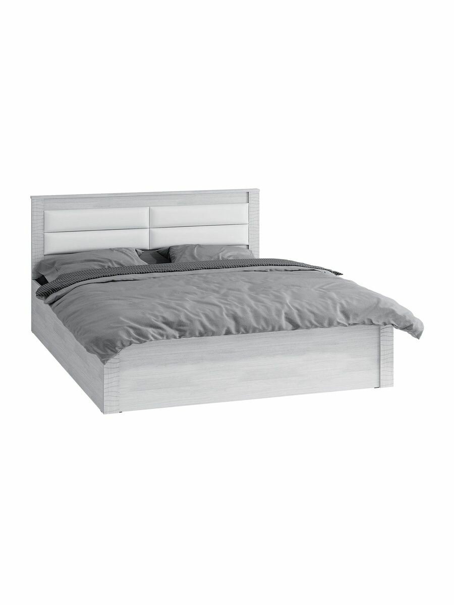 Кровать Монако 1.6 м ясень белый