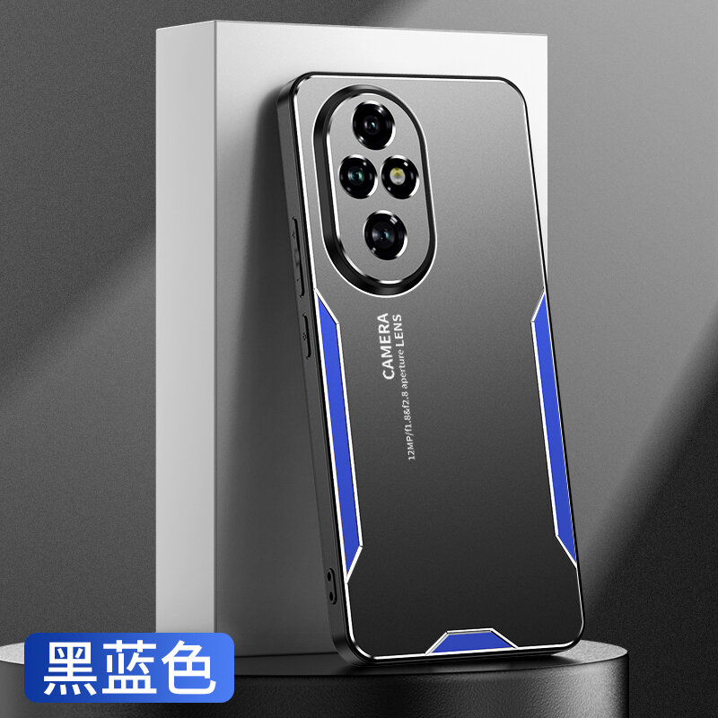 Чехол для Honor 200 / Хонор 200, матовая поверхность,360° Полная защита, чехол-кардиомонитор, поликарбонат (PC), защита камеры, ударопрочный, усиленные углы, soft touch, держатель поп-сокет, Honor,