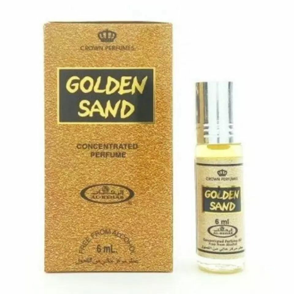 Арабские масляные духи Золотой песок / Perfumes Golden Sand Al-Rehab 6 мл