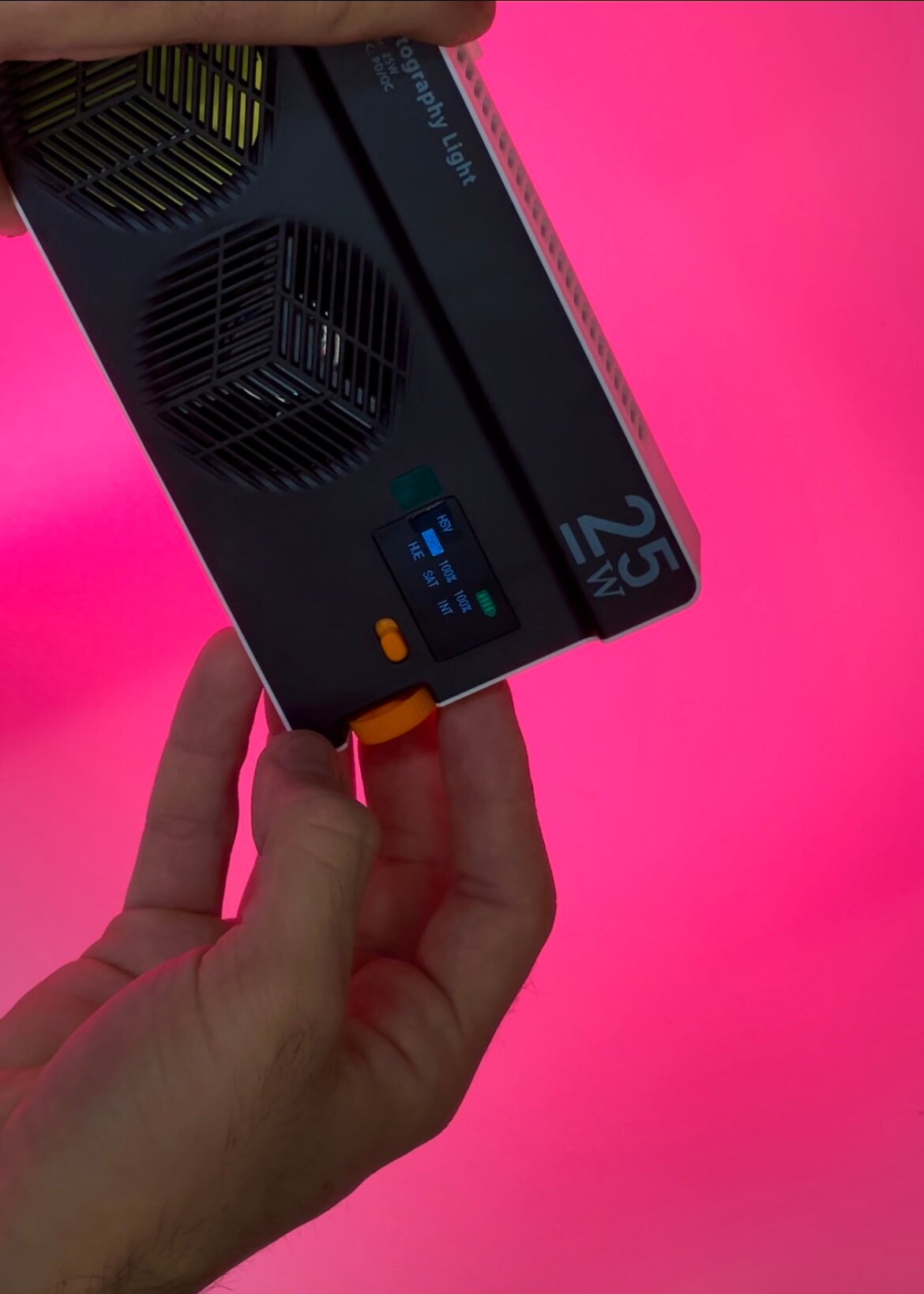 Видеосвет цветной RGB портативный SL-PB25R