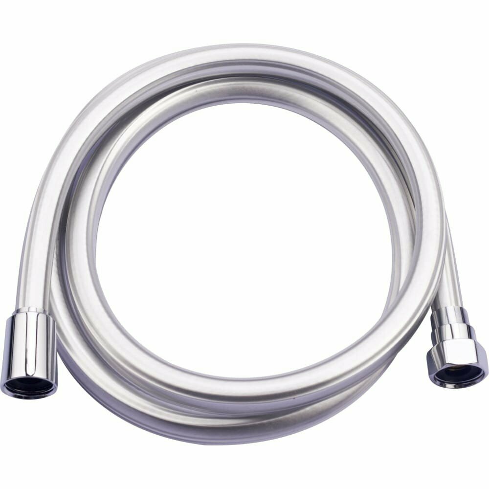 Шланг для душа DOKORONA ZM2232, силикон, 1,5 м, защита от перекручивания, серебристый, селиконовый