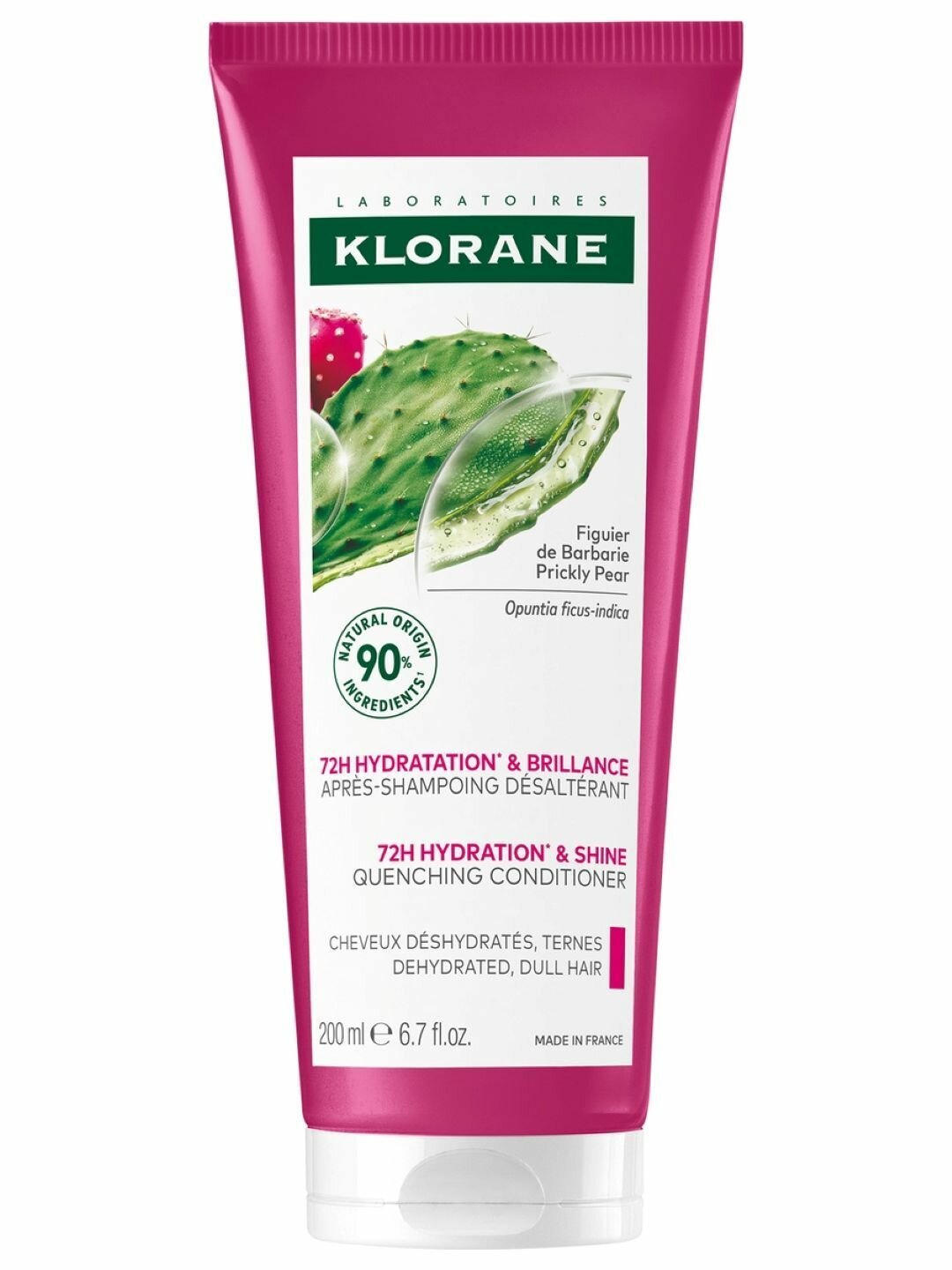 Клоран Увлажняющий бальзам-ополаскиватель с опунцией, 200 мл / KLORANE Quenching Conditioner