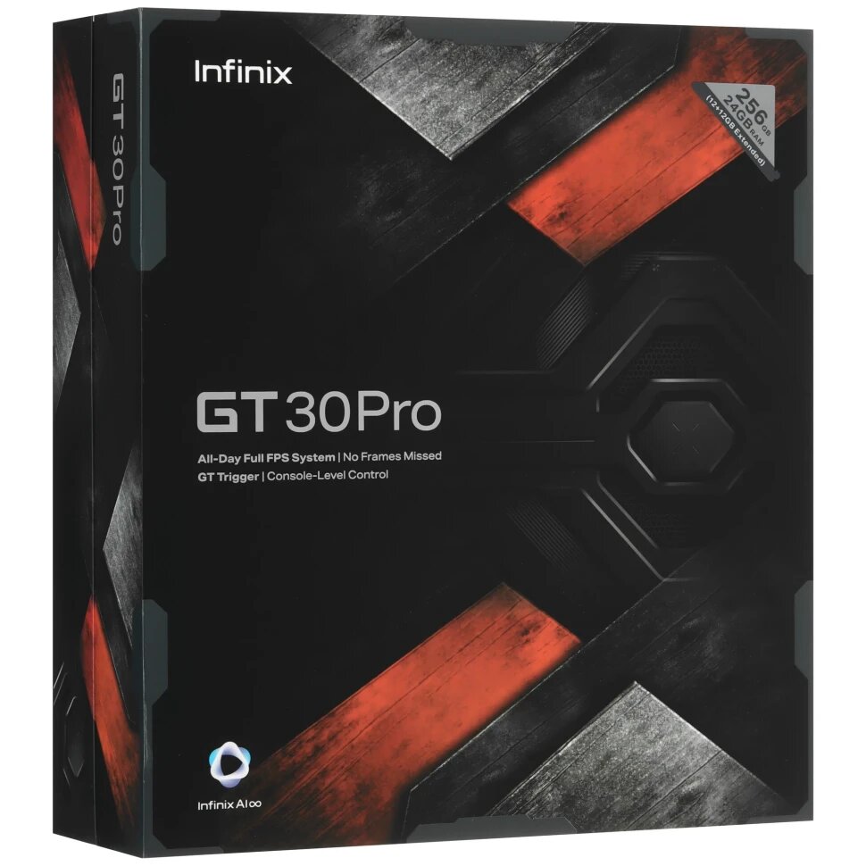 6.78" Смартфон Infinix GT 30 Pro 12/256 ГБ, AMOLED, NFC, 5G, Dark Flare