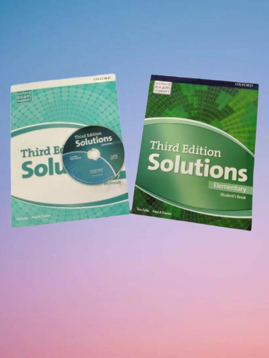 Solutions Elementary Third Edition (Полный комплект: Student's Book + Workbook + CD)