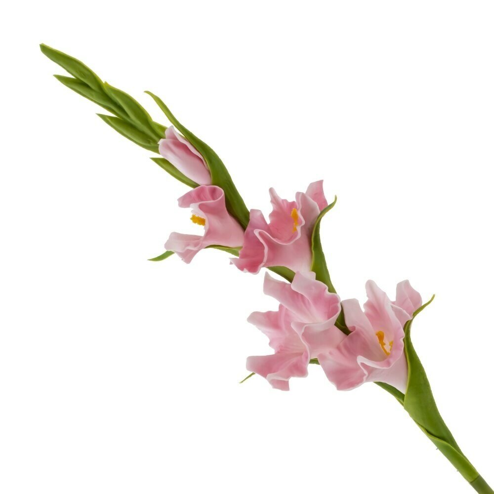 Цветок искусственный "Гладиолус" (Real Touch), L=10 W=10 H=56 см