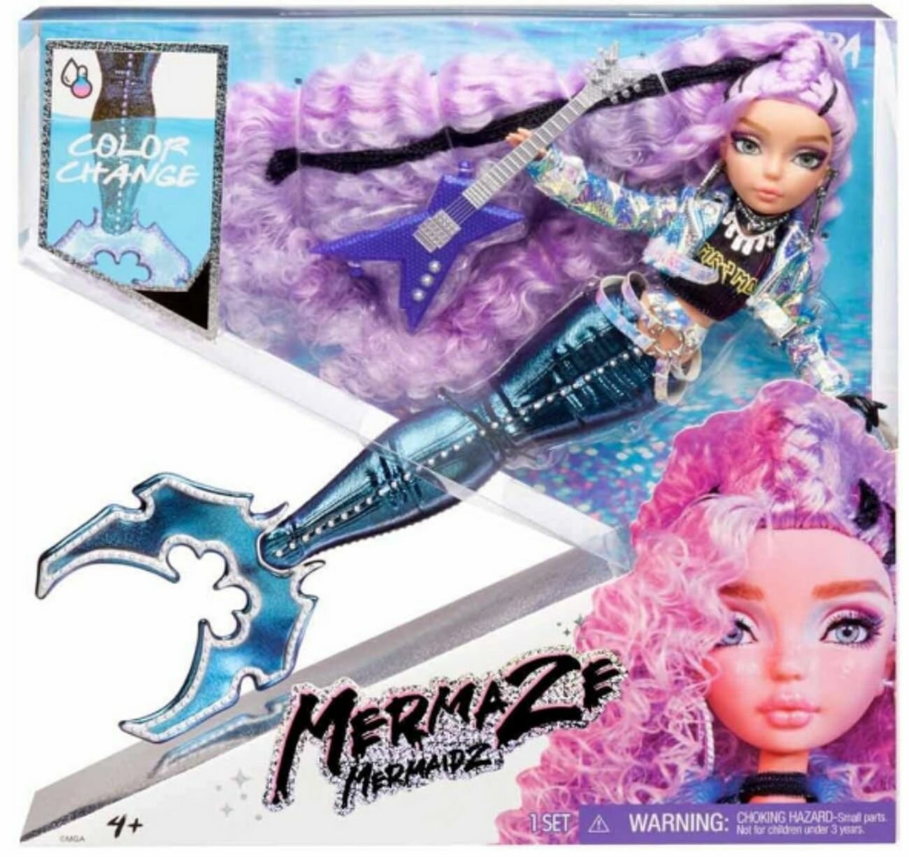 Кукла Русалка Riviera Mermaze Mermaidz меняющая цвет с аксессуарами