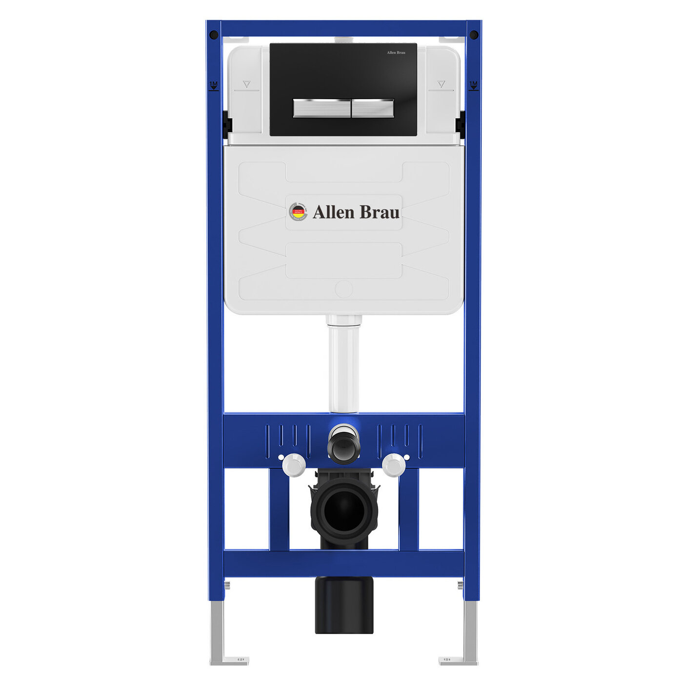 Инсталляция для унитаза Allen Brau Pneumatic Pro 9.11101.20 с кнопкой 9.20004.31