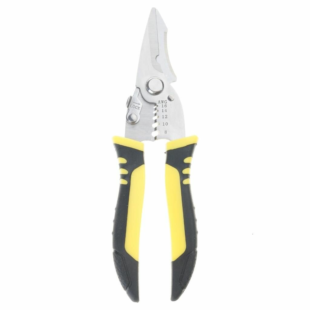 Пассатижи/плоскогубцы, Многофункциональный инструмент для зачистки проводов-SP02