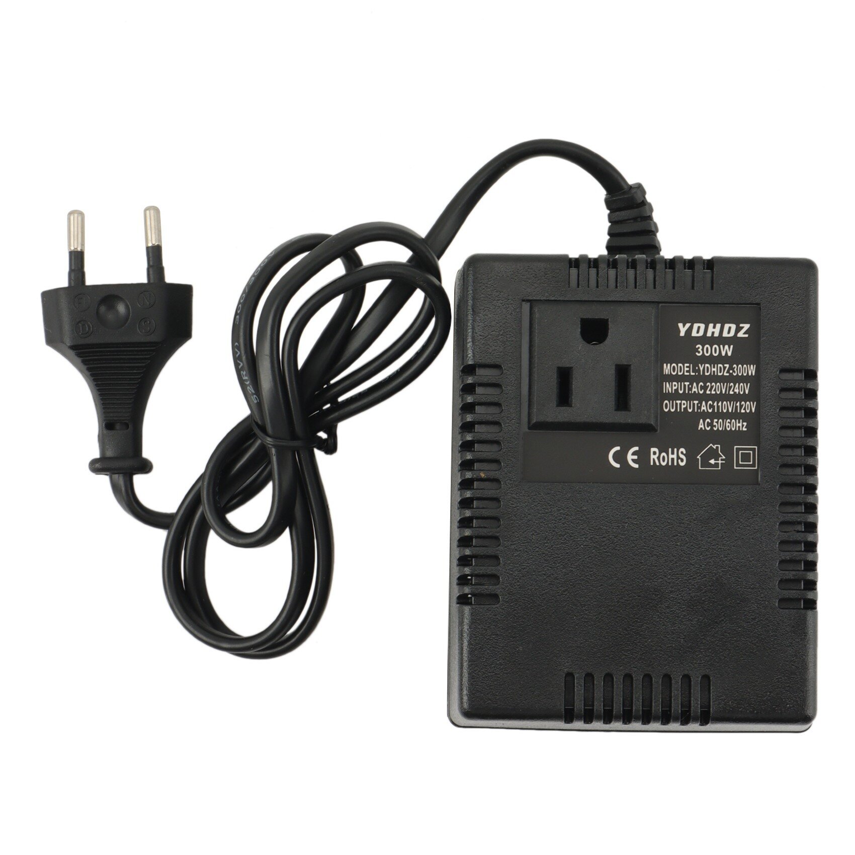 300 Вт преобразователь напряжения 220 В в 110 трансформатор понижающий дорожный адаптер ЕС вилка