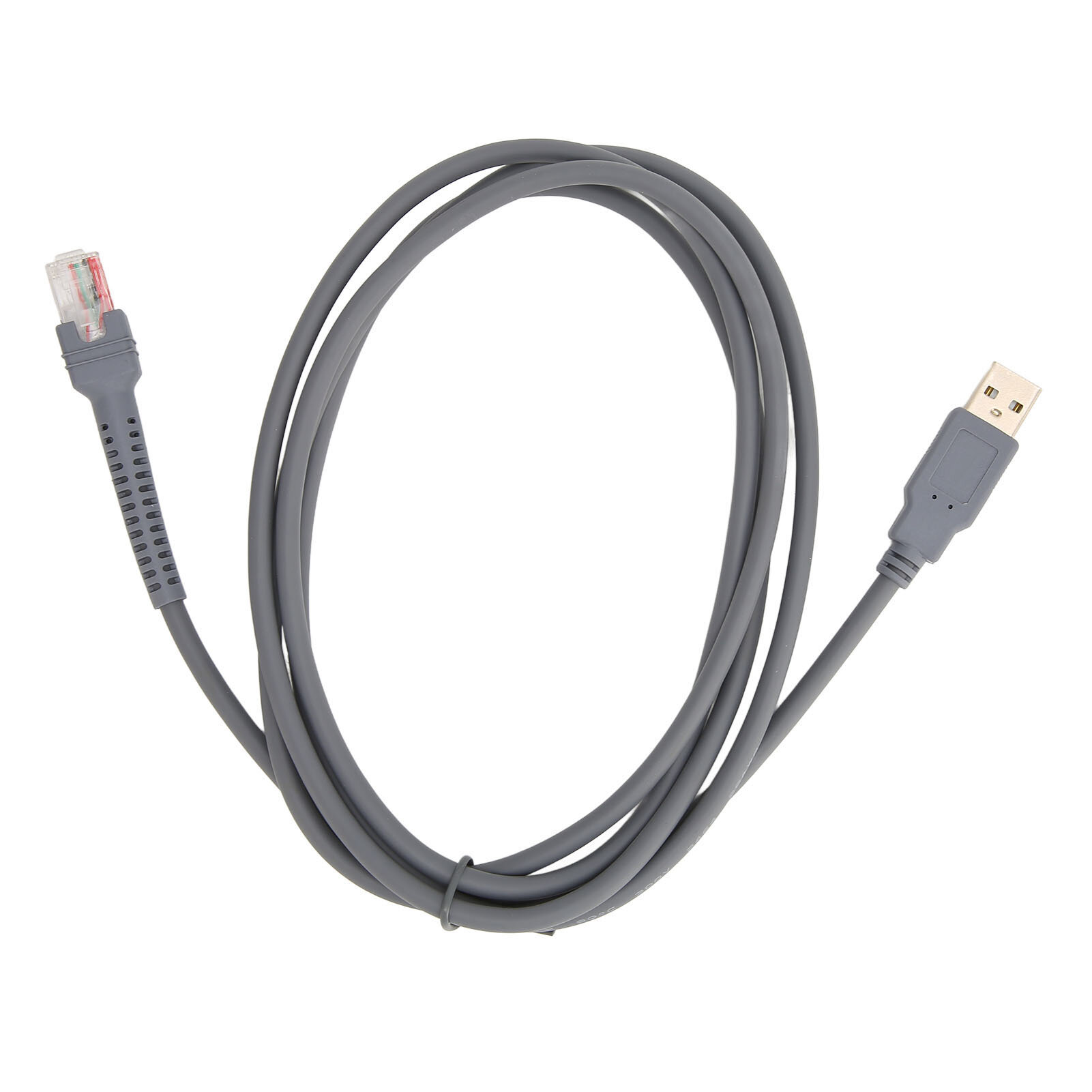 Кабель USB для сканера штрих-кодов для Symbol LS2208 LS2208AP LS1203 LS4208 DS6707 DS6708, длина 2 метра, материал ABS, 1 шт.