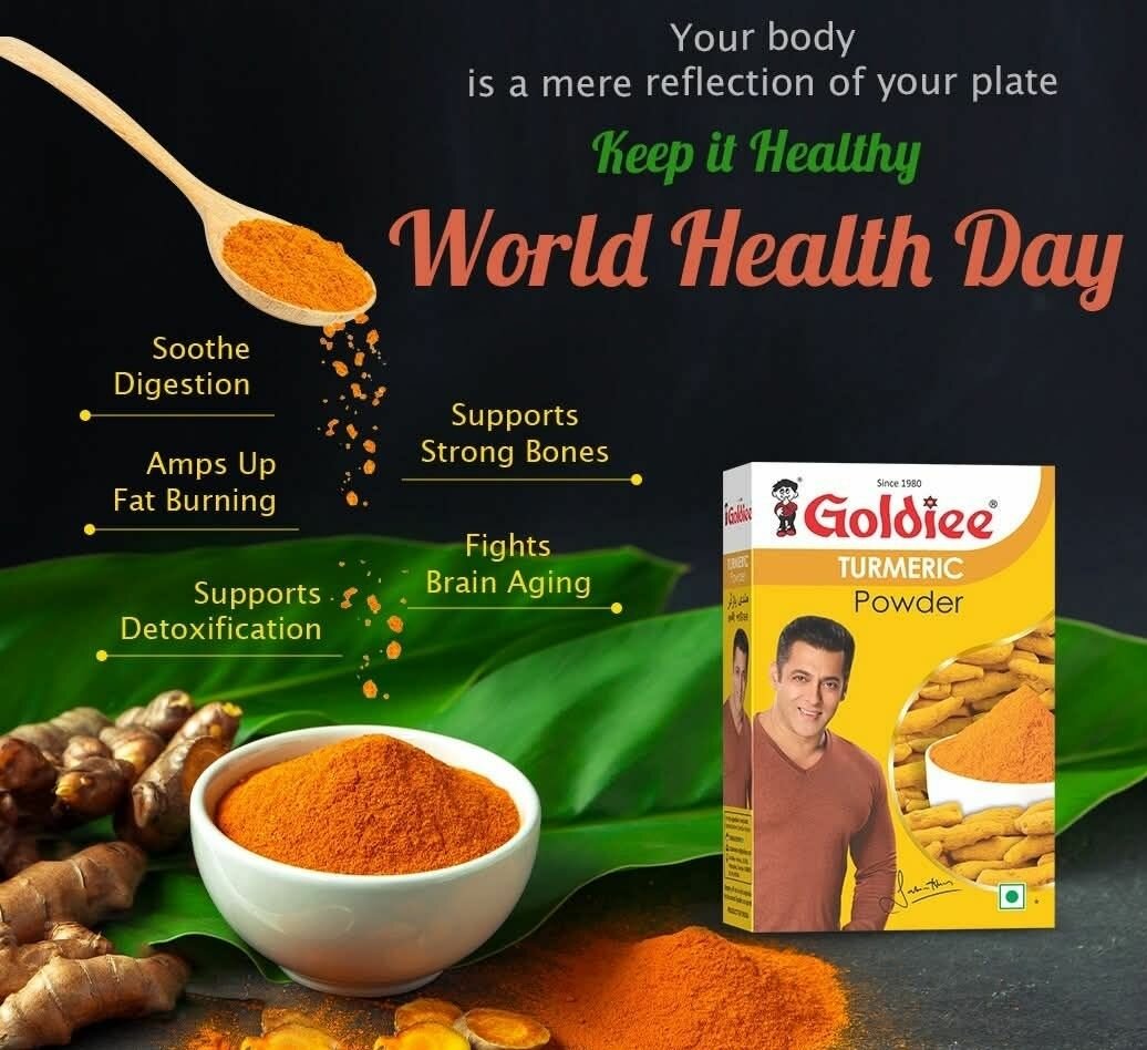 Turmeric powder Goldiee / Куркума молотая. 100гр. Индия.