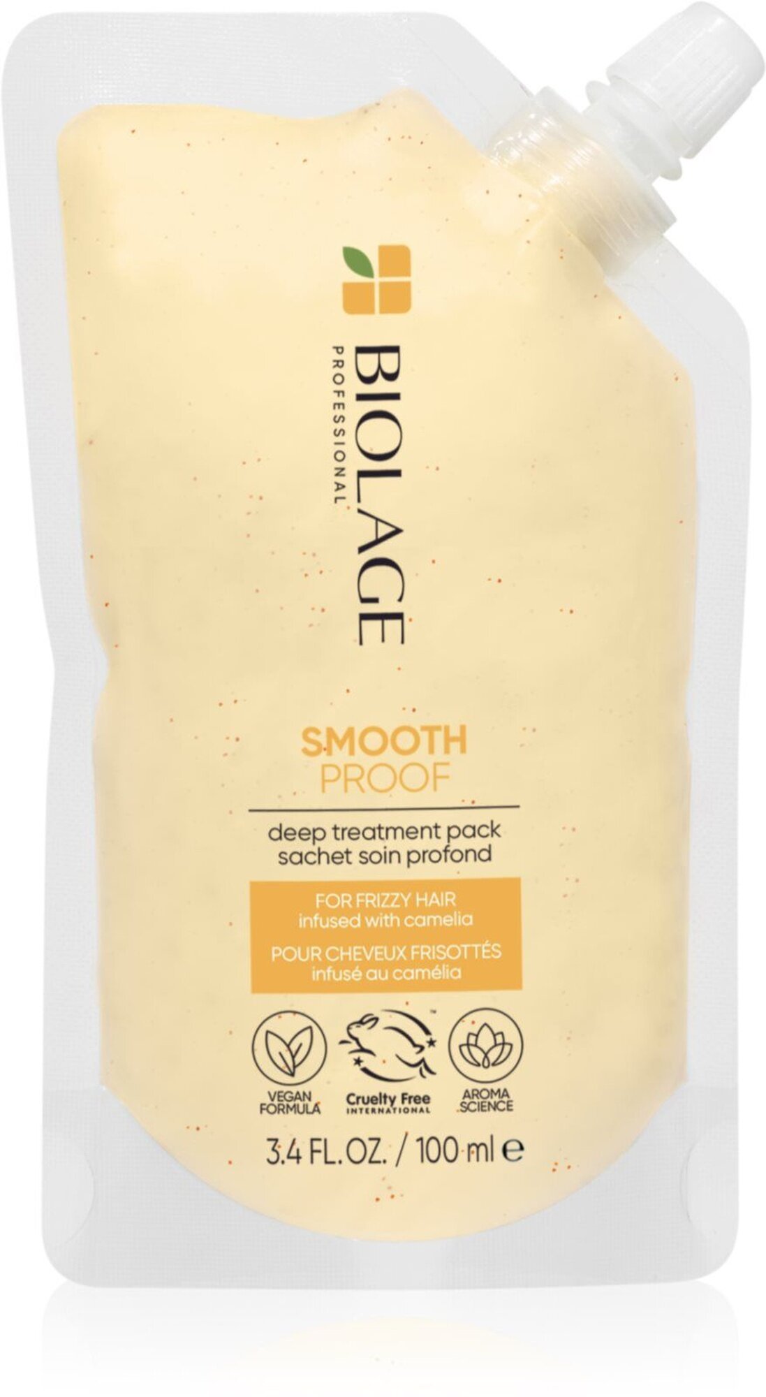 Интенсивно ухаживающая маска для непослушных и вьющихся волос Biolage Essentials SmoothProof 100 ml