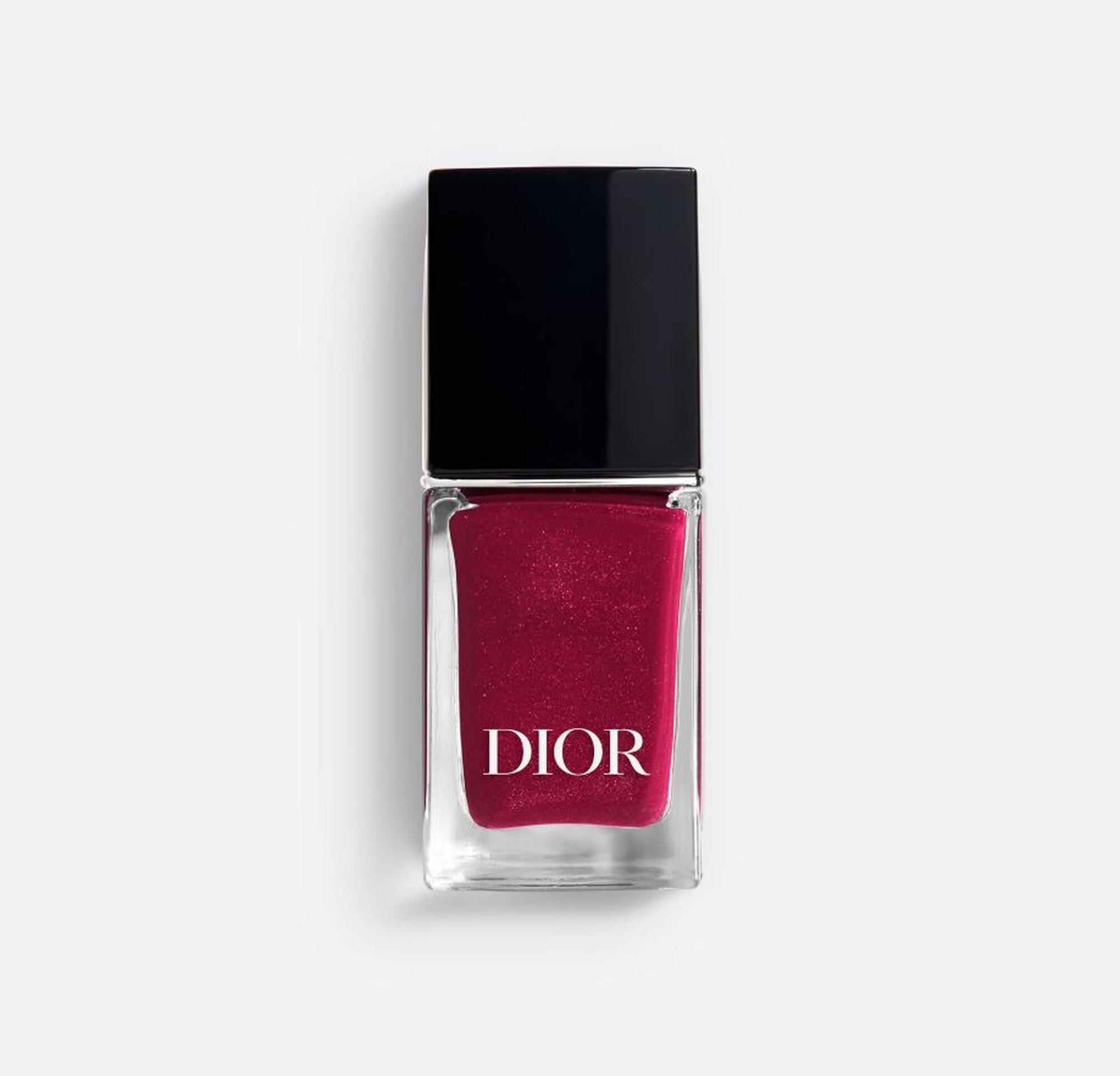 Лак для ногтей Dior "Vernis", оттенок 580 Shocking Pink, эффект геля, объем 10 мл