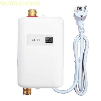 Водонагреватель проточный электрический для кухни и ванной XY-FG 3800Вт/220В