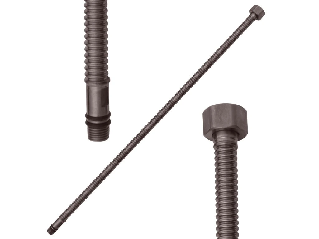 Гибкая подводка смесителя RAV Slezak, M10x1 x G3/8", длина 40см, cильфоновая стальная, 1шт, серый металлик крацованный IT0438MGK